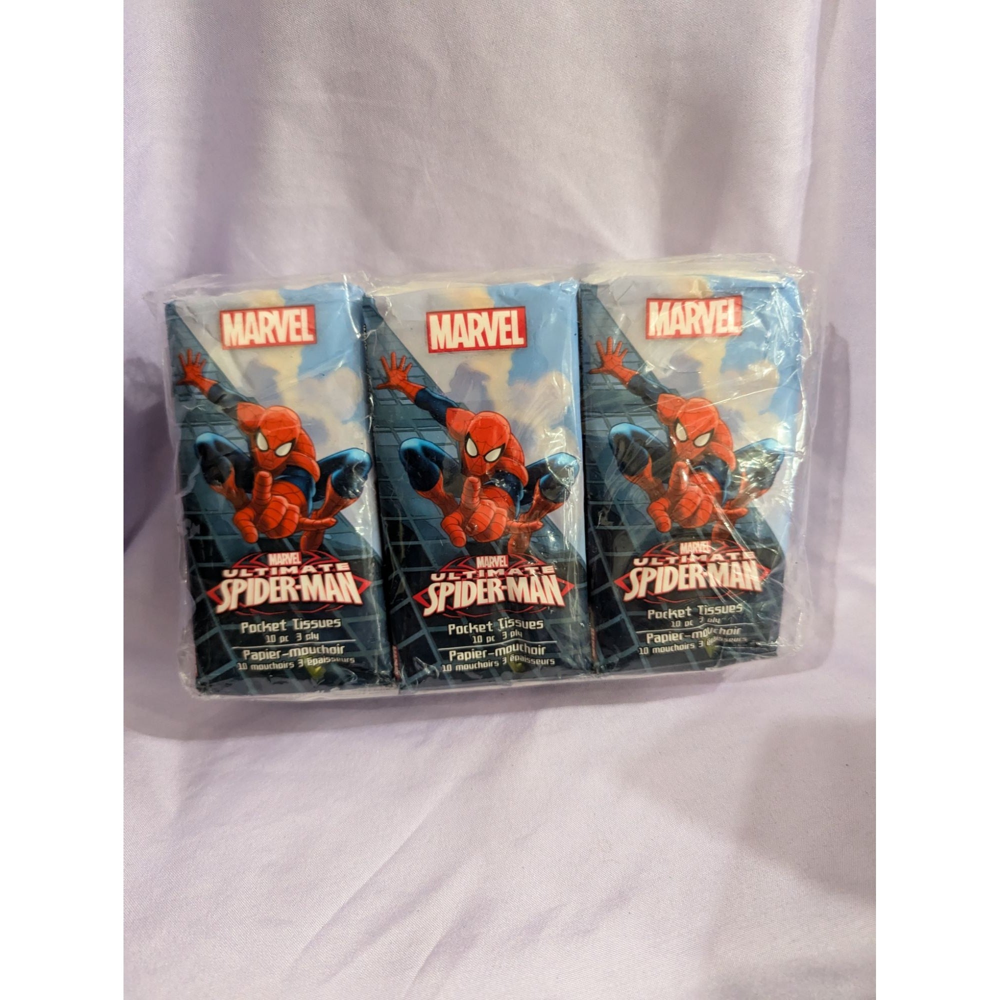 Marvel Spider-Man Packet Tissues 6-Pack – PinkLash Beauty