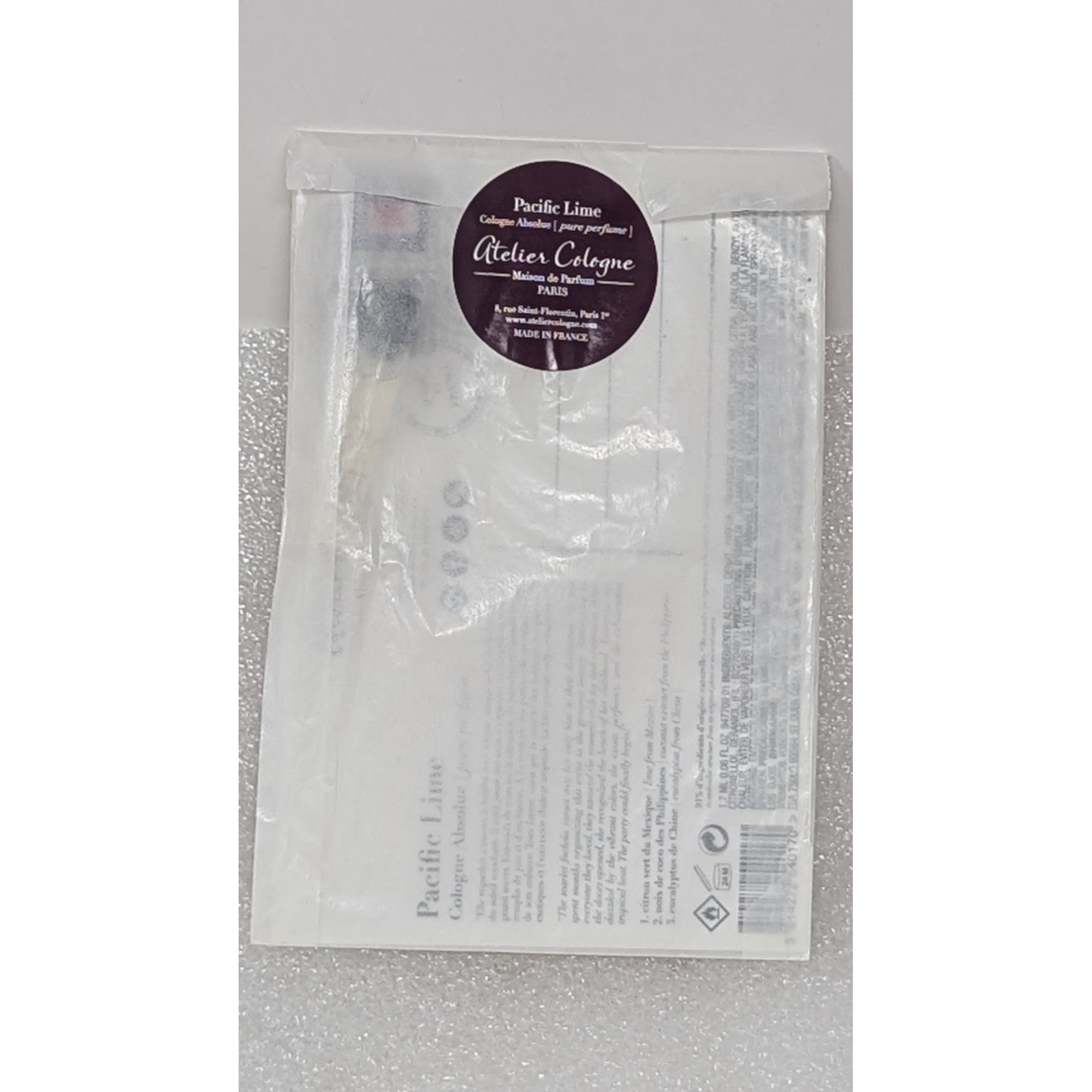 Atelier Cologne Pacific Lime Cologne Perfume Absolue Sample 1.5ml Made ...