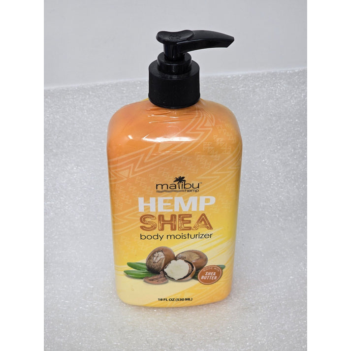 Malibu Hemp Shea Body Moisturizer 18 Fl Oz Shea Butter For Nourished S ...