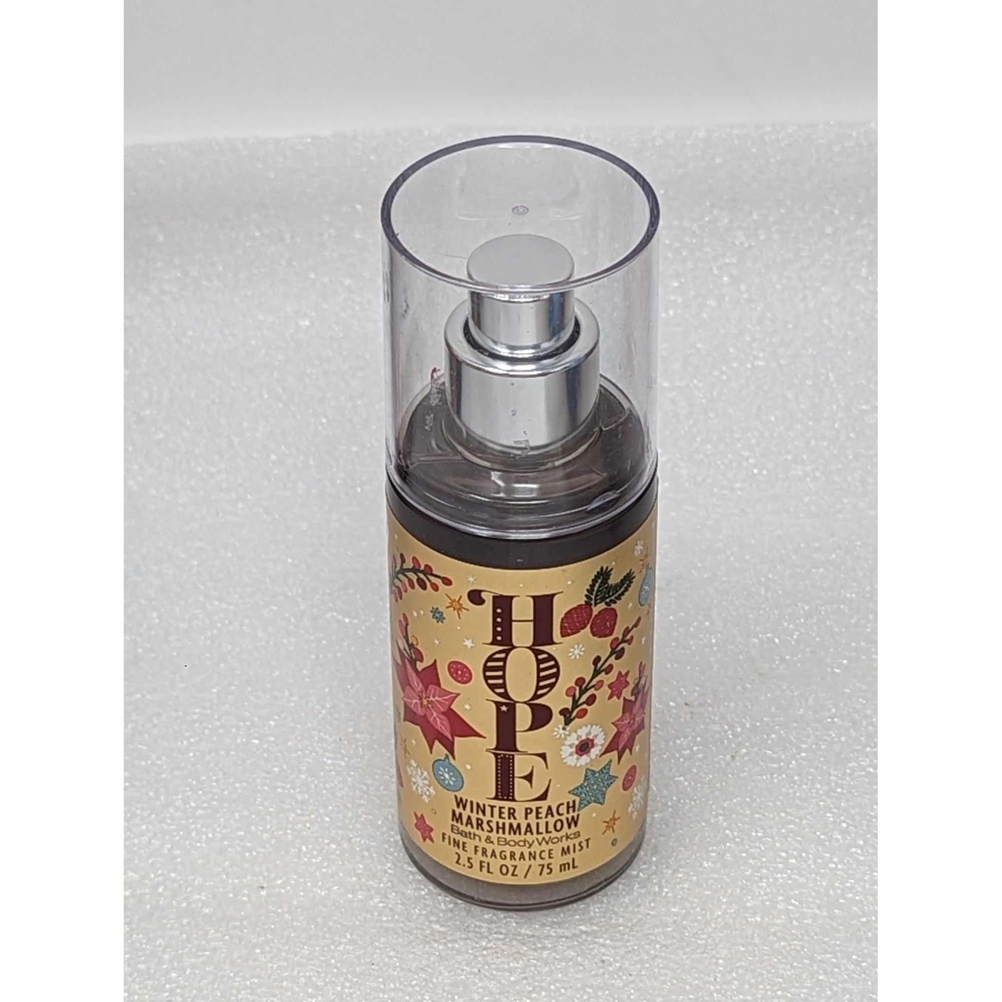 Bath & Body Works HOPE Winter Peach Marshmallow Fragrance Mist 2.5 oz ...